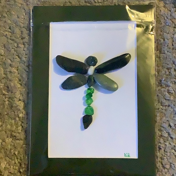 Wall Decor | Pebble Art Dragonfly | Poshmark